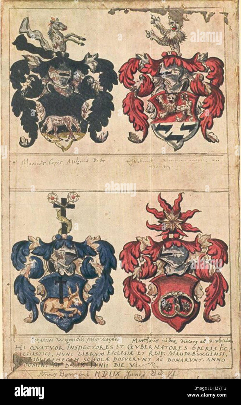 Centuriators Exlibris refers to the bookplate or personal emblem used ...