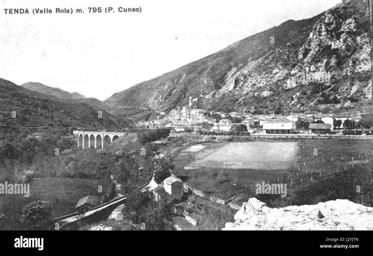 Panorama Tenda, captured in 1933, showcases a panoramic view of the ...