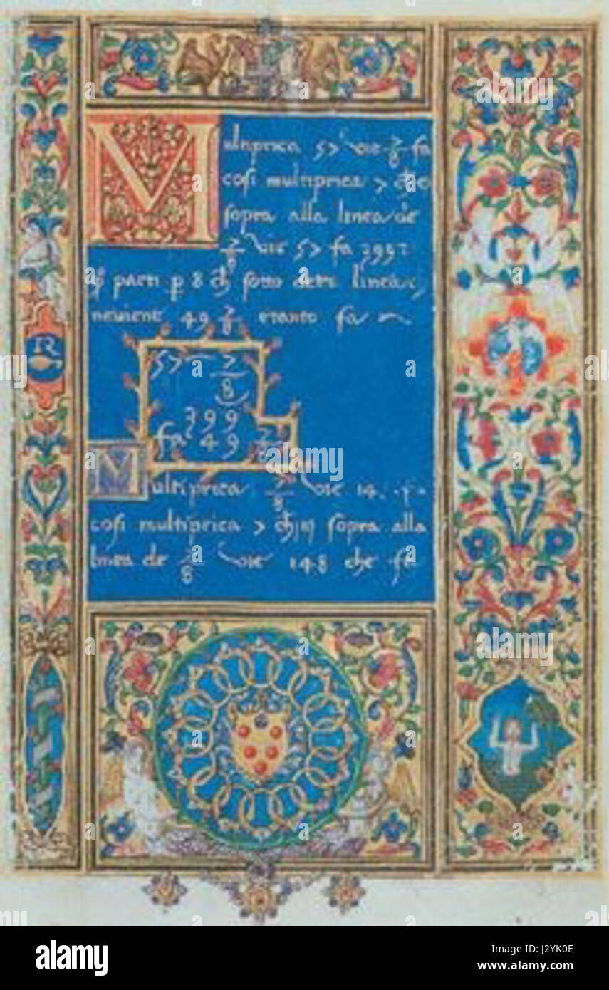 Aritmetica manuscript hi-res stock photography and images - Alamy
