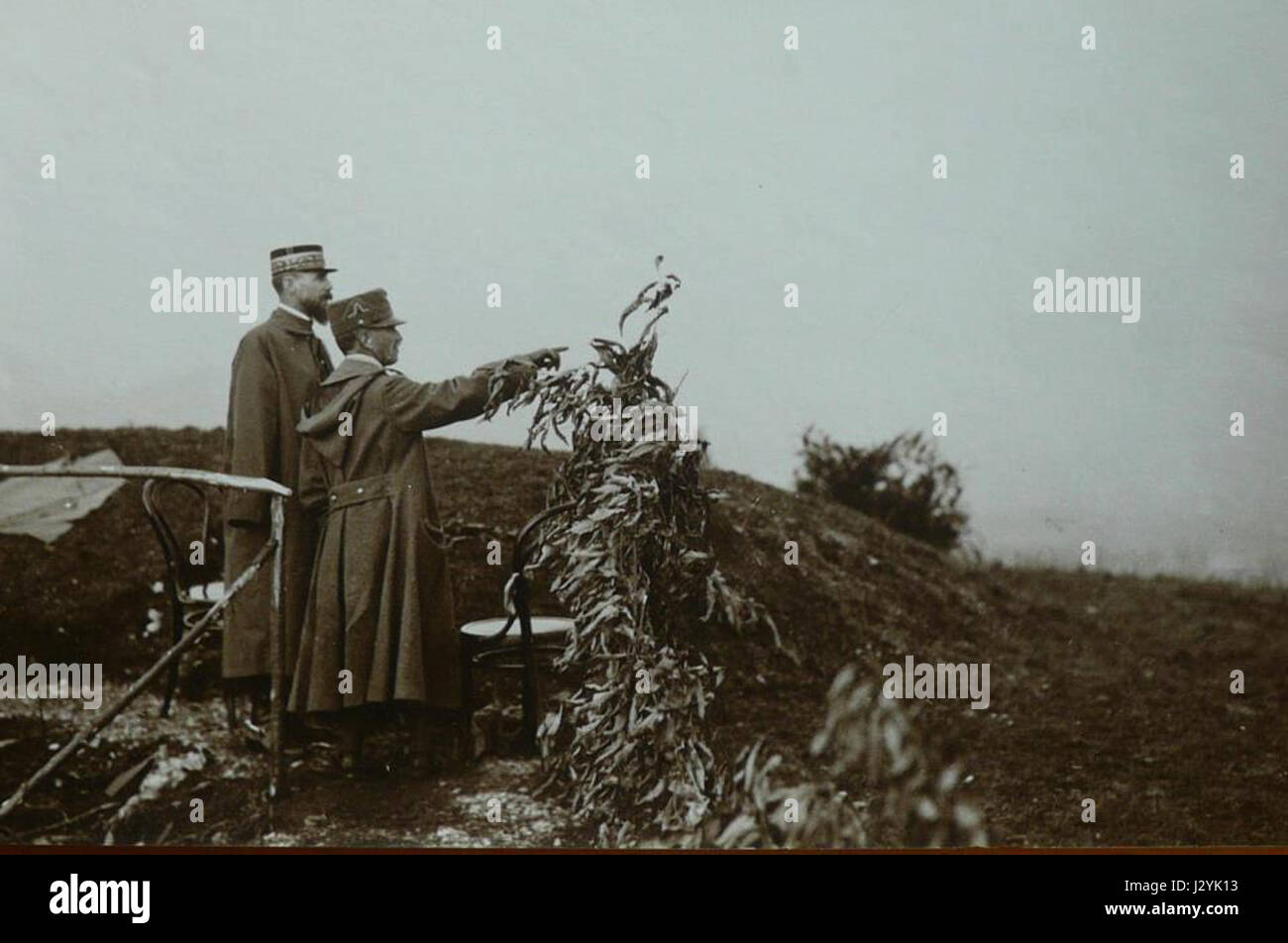 Il Re Soldato al Fronte Stock Photo - Alamy