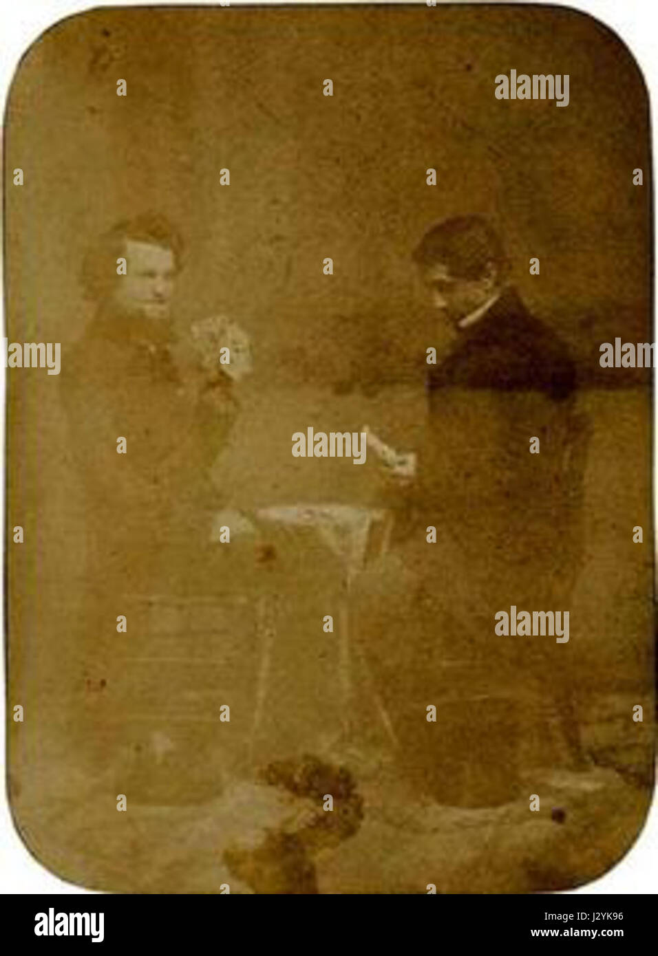 The photograph shows a young John B. Bachelder, a prominent American ...