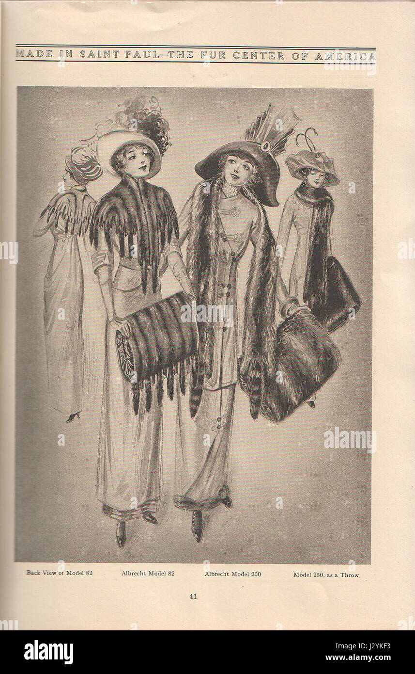 Albrecht's Fur Facts & Fashion 1912-13, Saint Paul, Minnesota -42 Stock ...