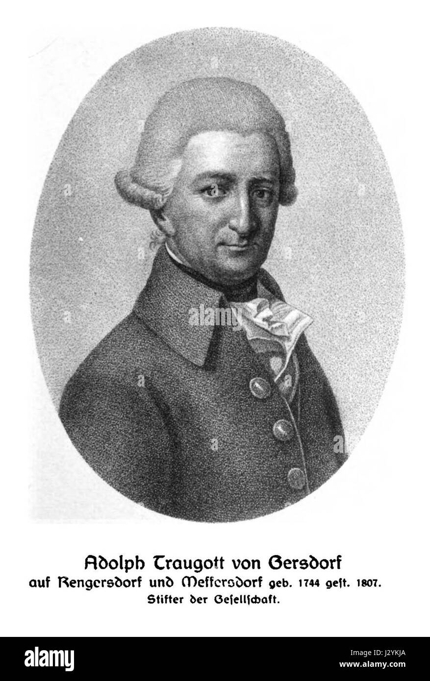 Adolf Traugott von Gersdorff Stock Photo - Alamy