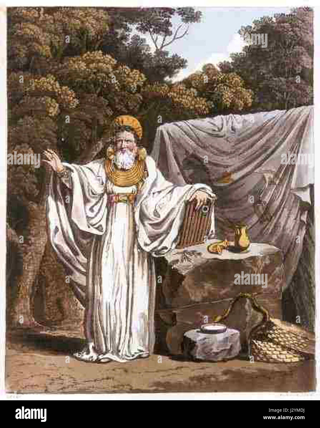 Druid drawing hi-res stock photography and images - Alamy