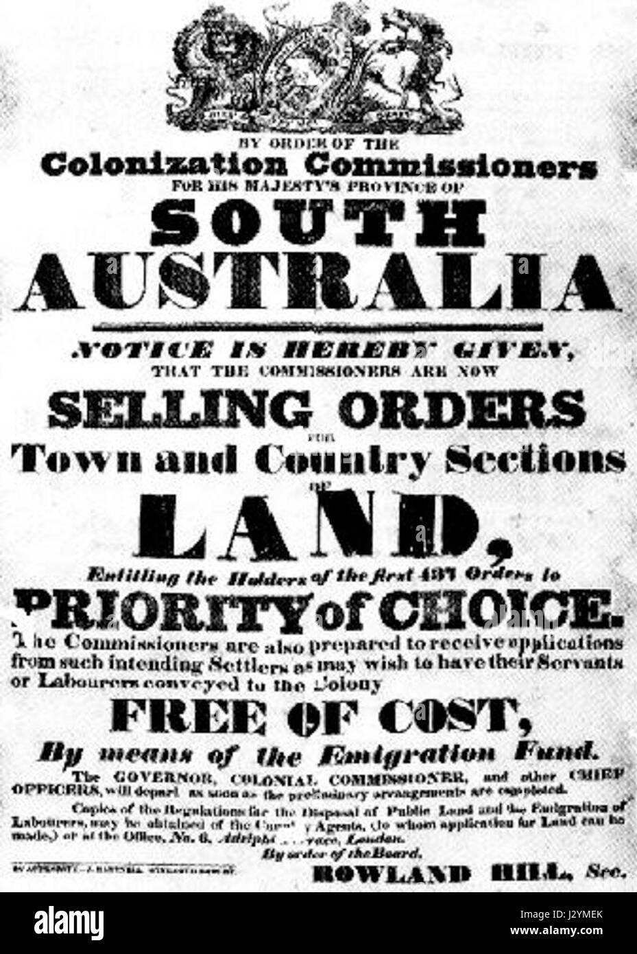 1835 advertisement hi-res stock photography and images - Alamy