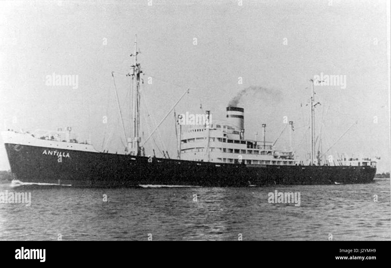 The Antilla was a German cargo ship, famously scuttled during World War ...