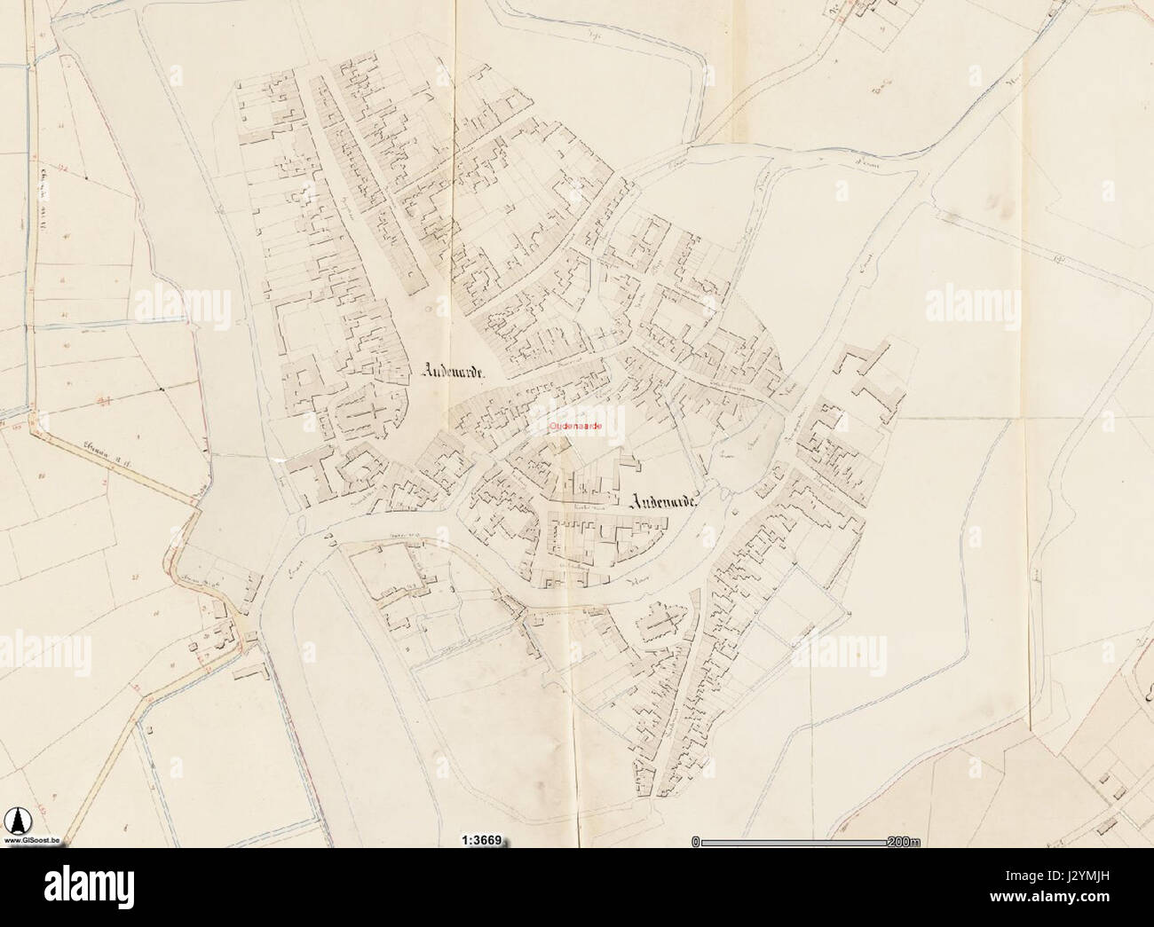 The 'Atlas buurtwegen' is a detailed map of the area surrounding ...