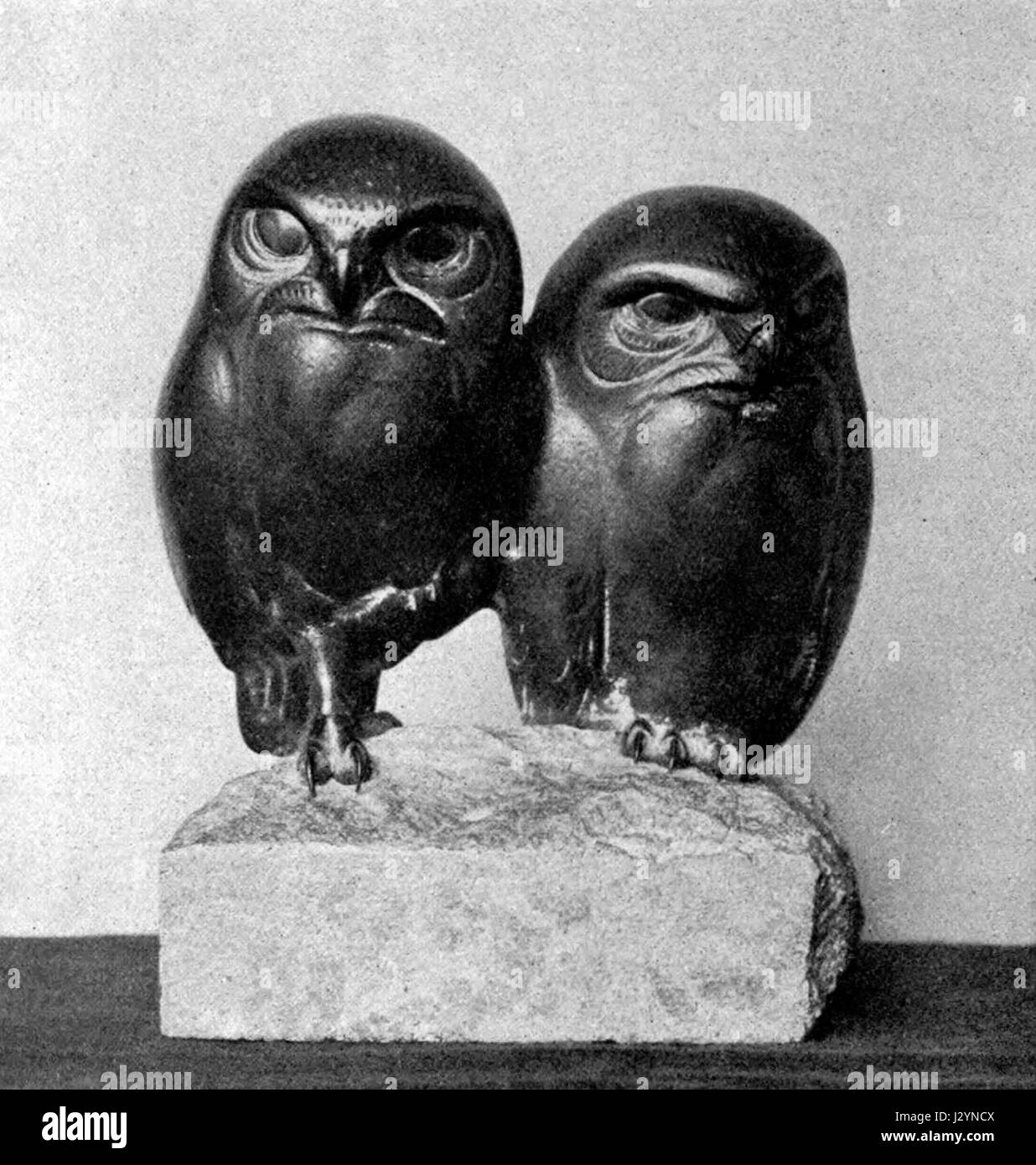 August Gaul, a German sculptor, is known for his work 'Deux Chouettes ...