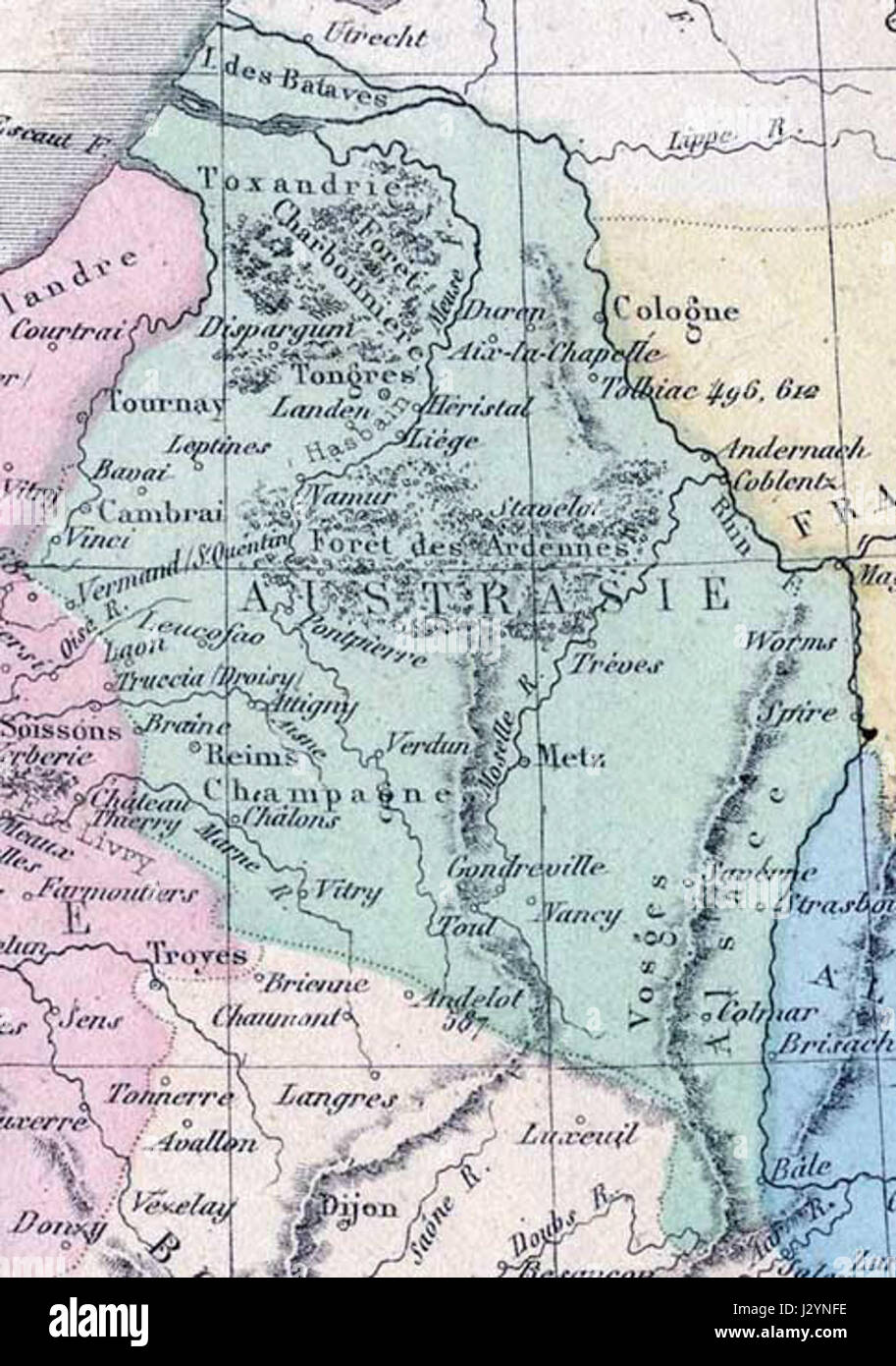 Austrasie (Austrasia) was a historical region in the Merovingian ...