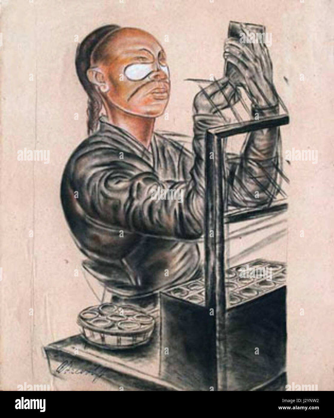 'Before the Ritual Dance' by A. Yakovlev is an artwork depicting a ...