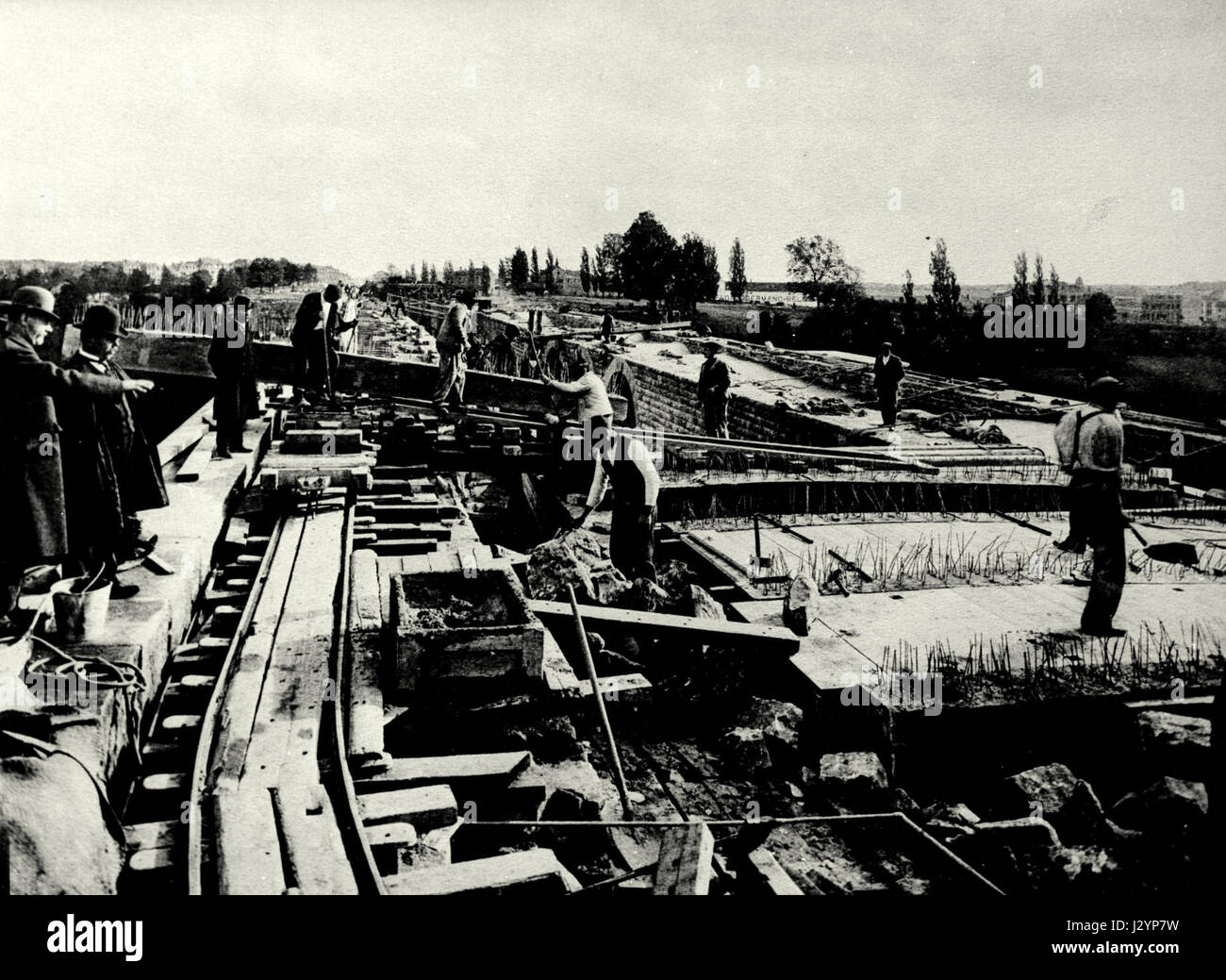 The Bernhoeft Adolphe Bridge, an important historical bridge showcasing ...