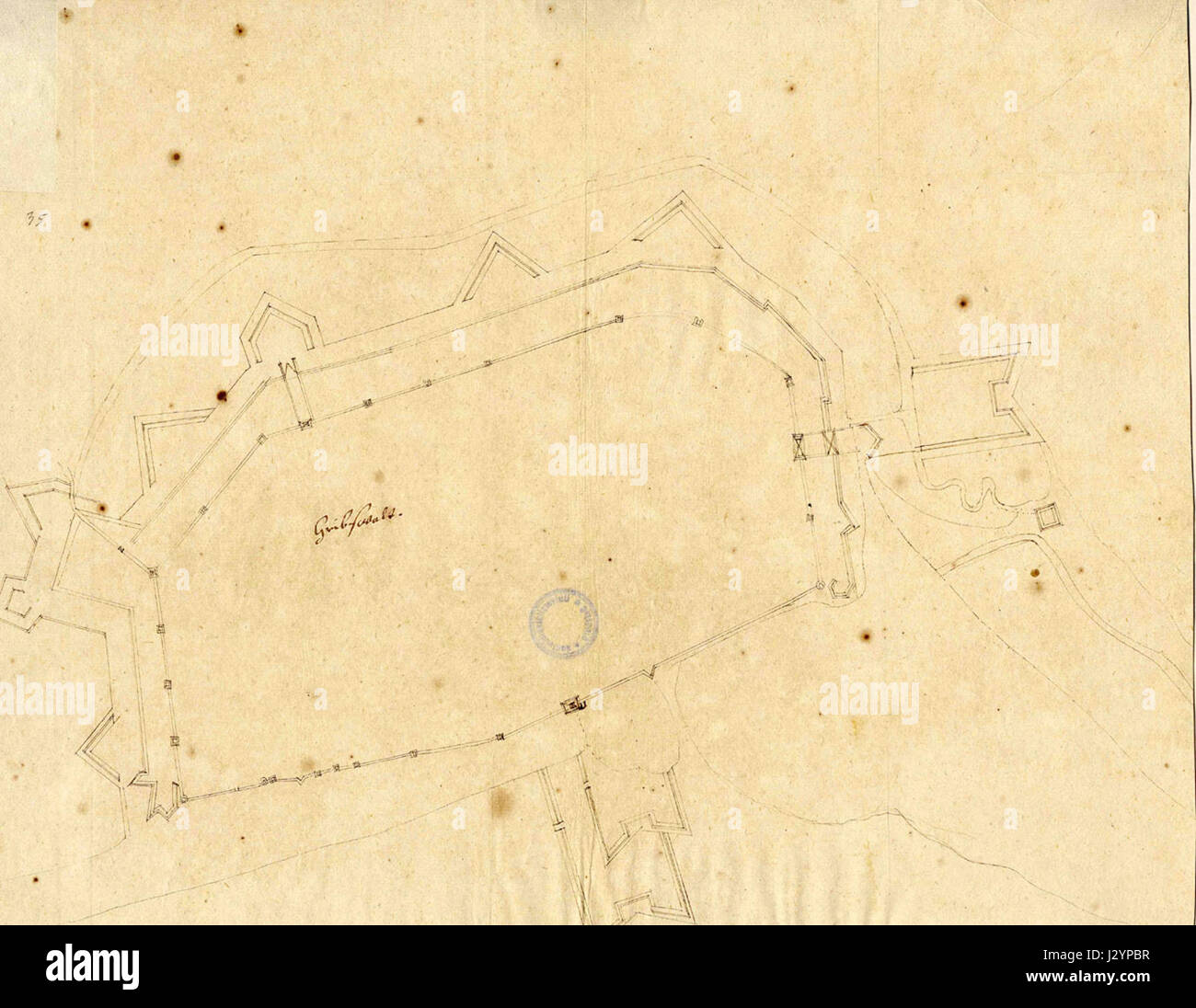 Greifswald map hi-res stock photography and images - Alamy