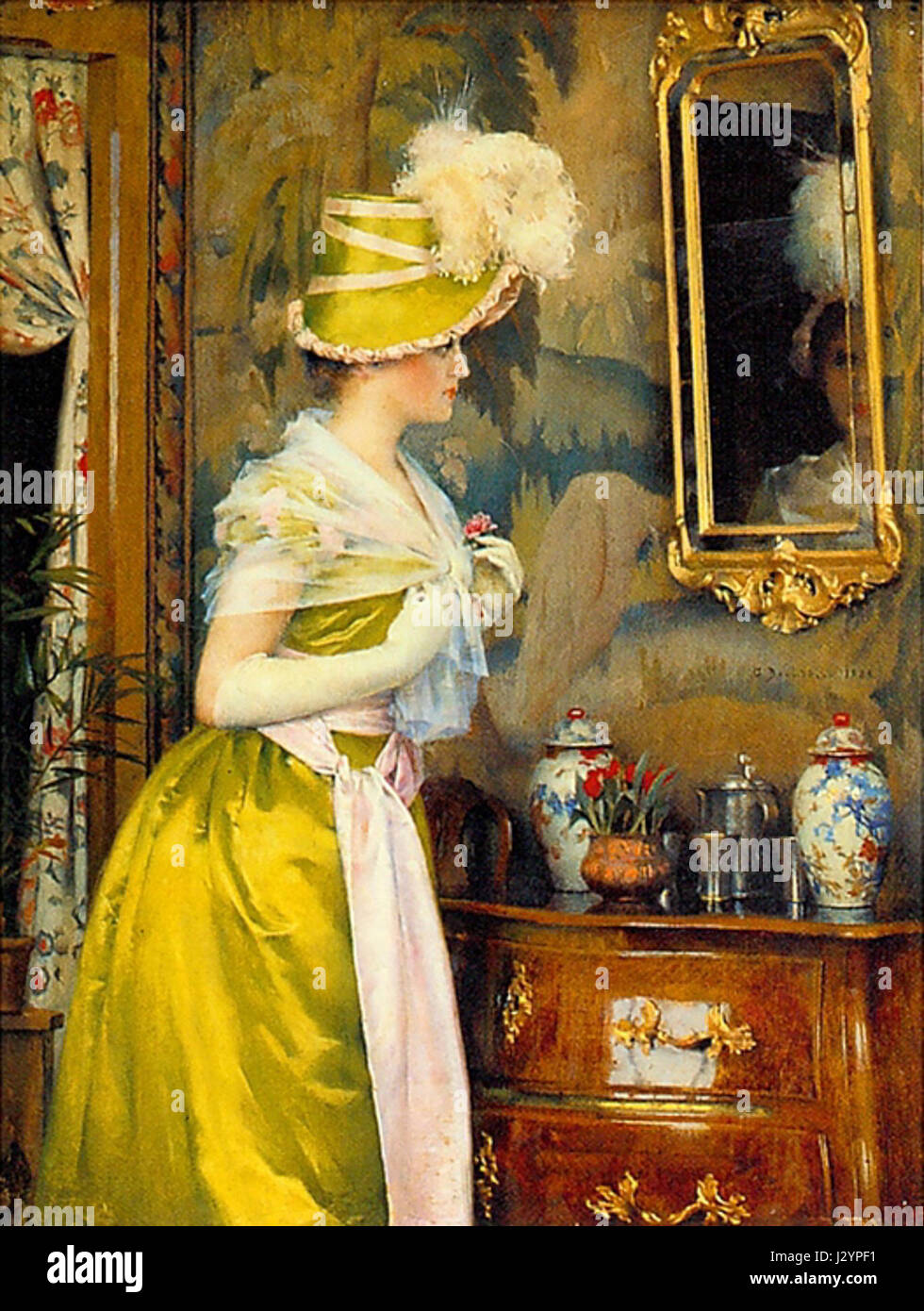 Berndtson Mirror 1889 Stock Photo - Alamy