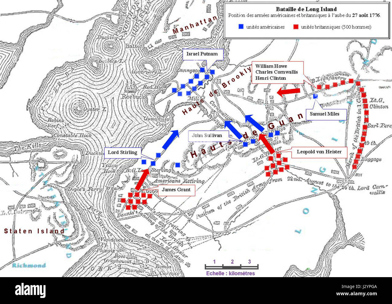 The Battle of Long Island, fought in 1776, was the first major battle ...