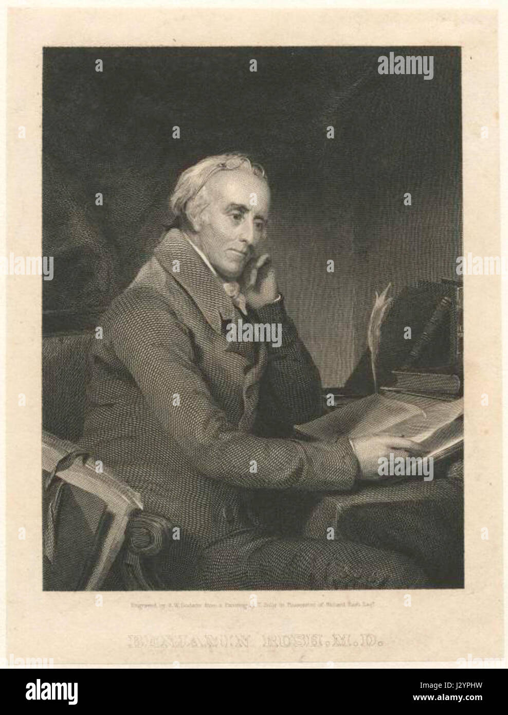 Benjamin Rush, portrayed by artist Thomas Sully, is an iconic portrait ...