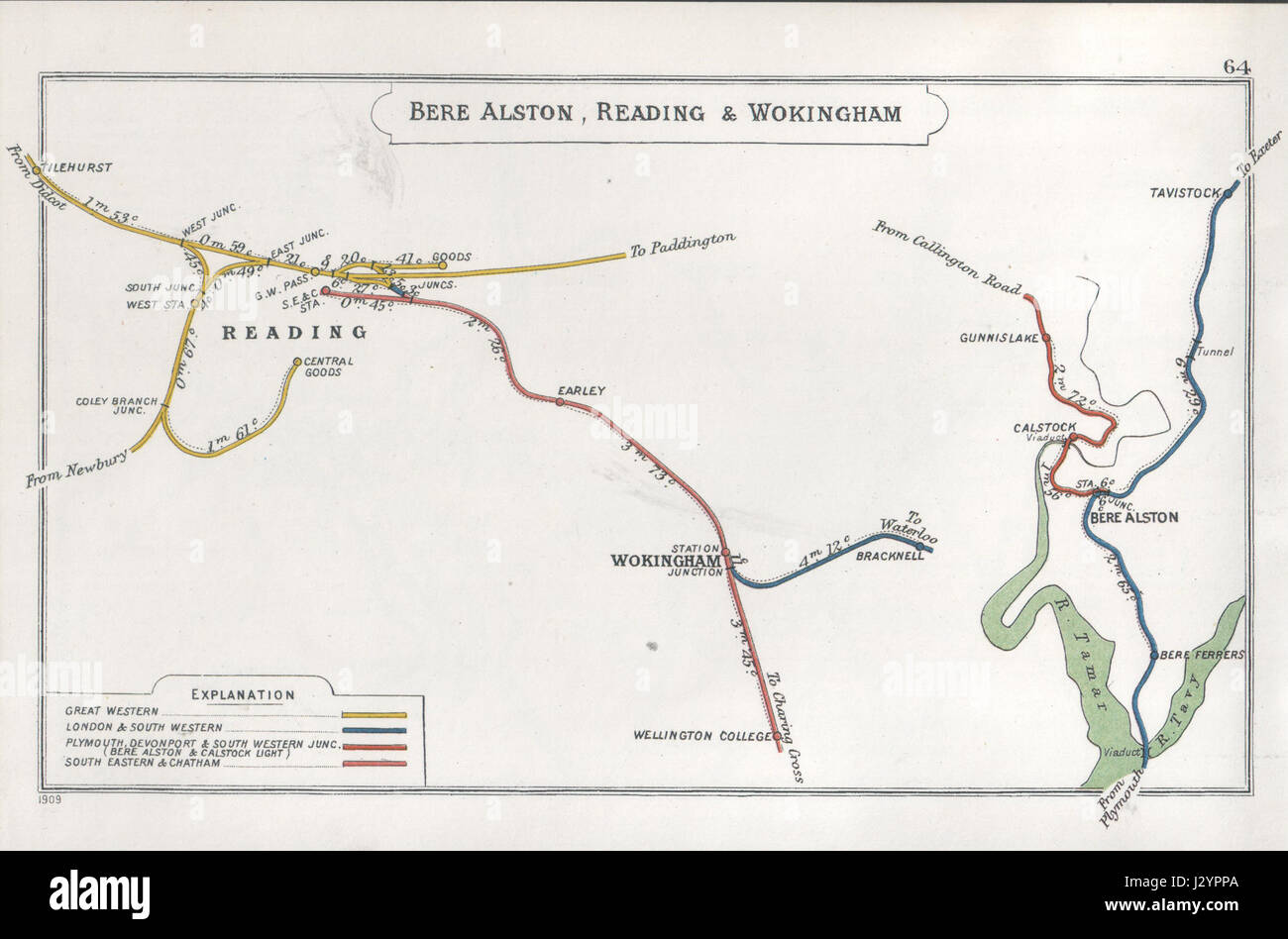 Map of wokingham hi-res stock photography and images - Alamy