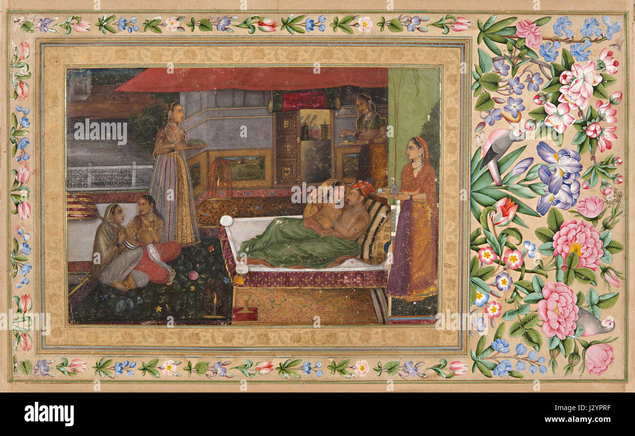 This 1640-1650 painting depicts Prince Dara Shikuh of the Mughal Empire ...