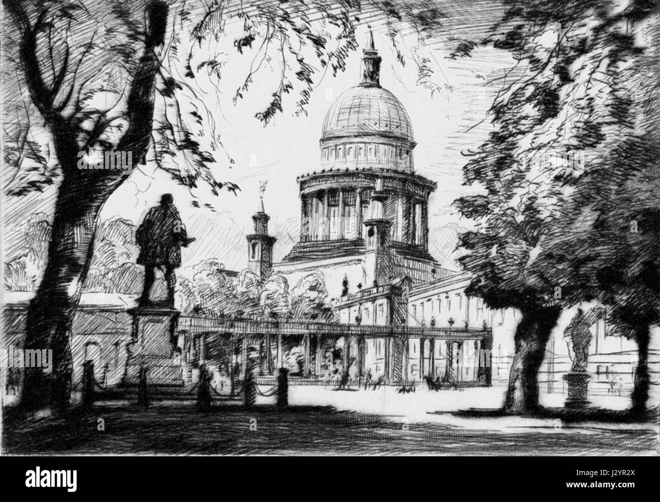 Church potsdam Black and White Stock Photos & Images - Alamy