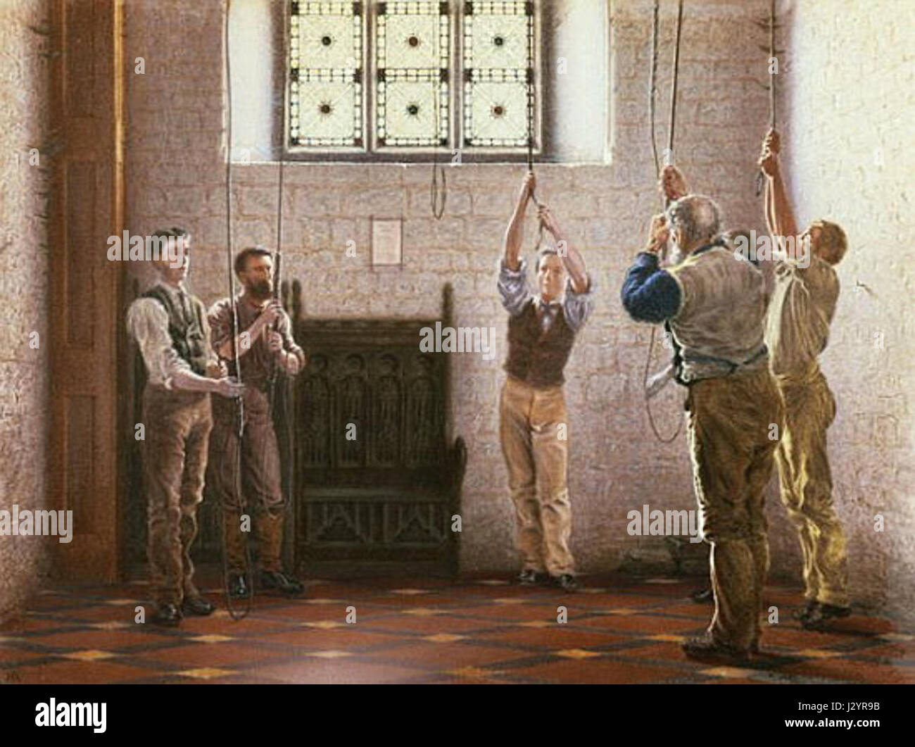Paintings of church bells ringing hi-res stock photography and images ...