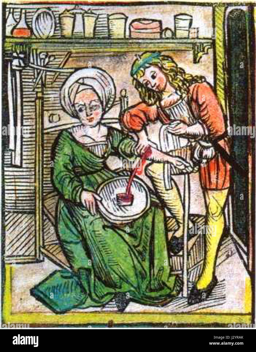 Bloodletting 19th century hi-res stock photography and images - Alamy