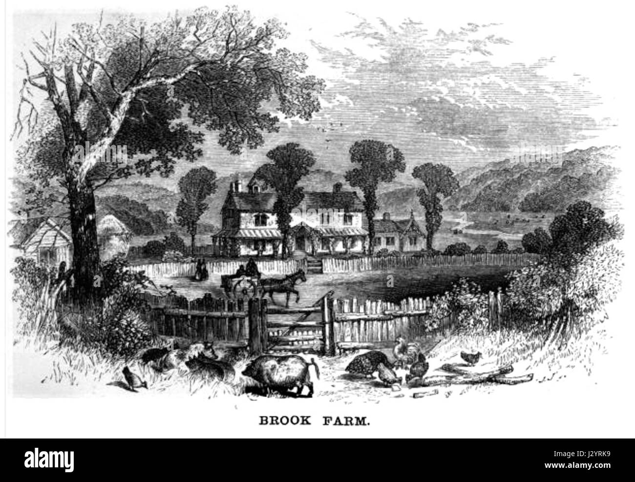 Farm engraving hi-res stock photography and images - Alamy
