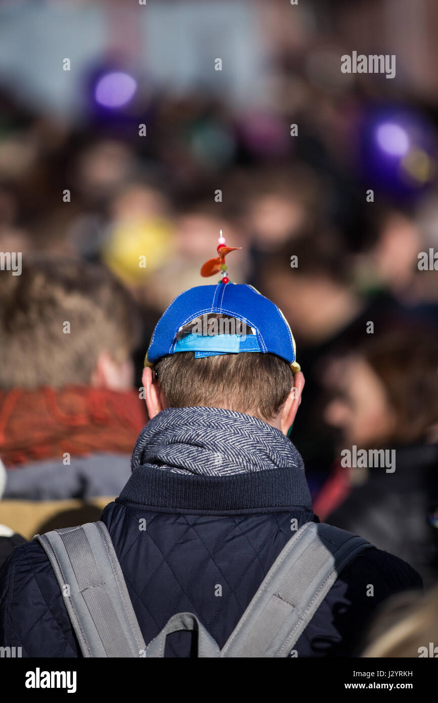 Turku, Finland. 30th Apr, 2017. Propellerhead in crowd during ...