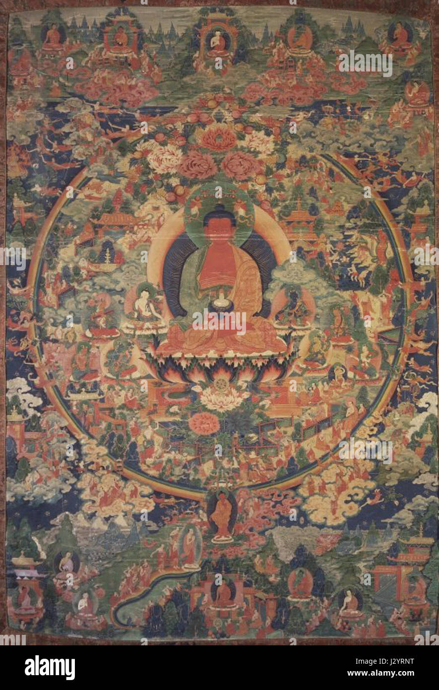 Brooklyn Museum - Tanka (Tibetan Ritual Painting Stock Photo - Alamy