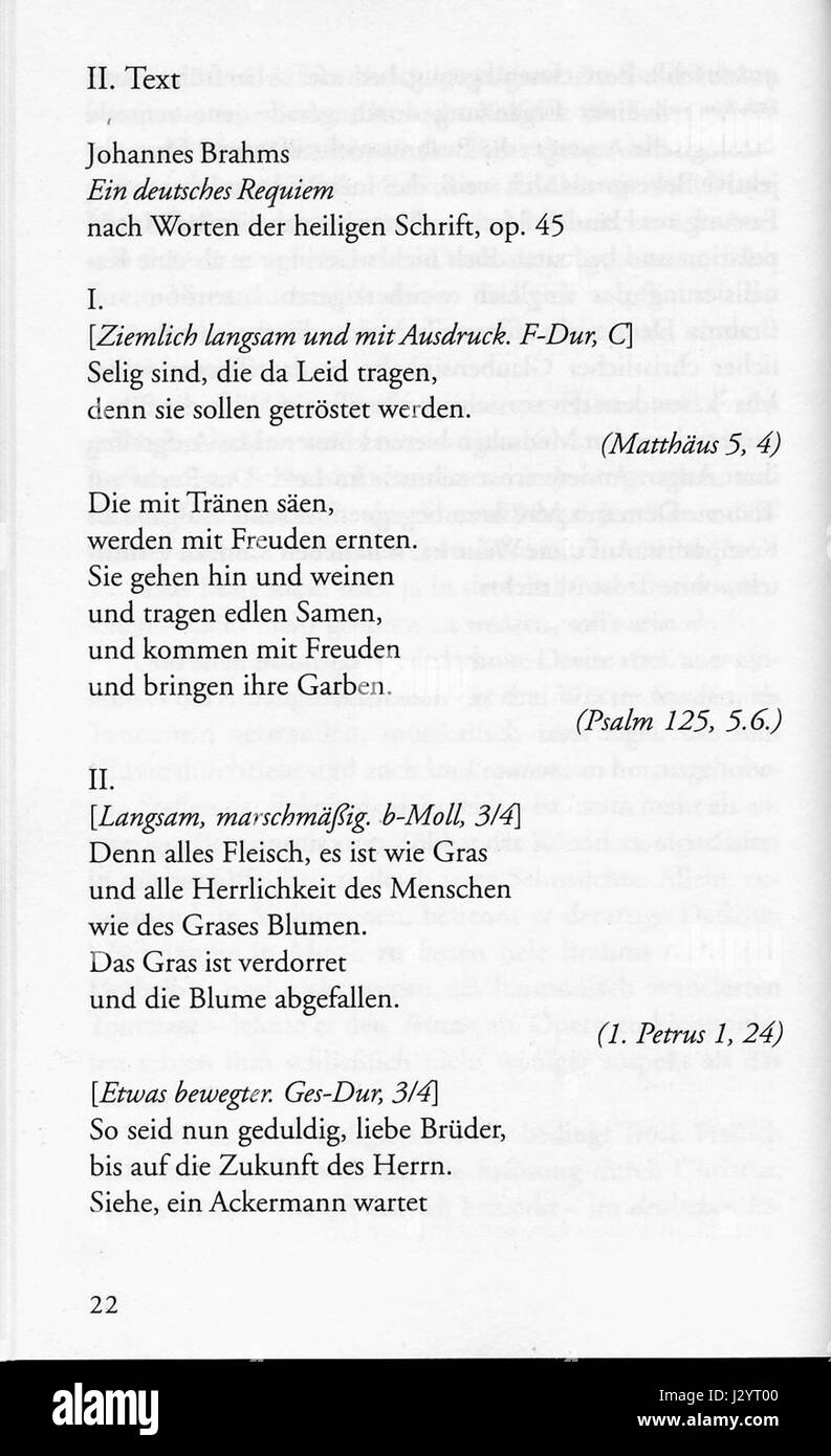 Johannes brahms german requiem Black and White Stock Photos & Images ...