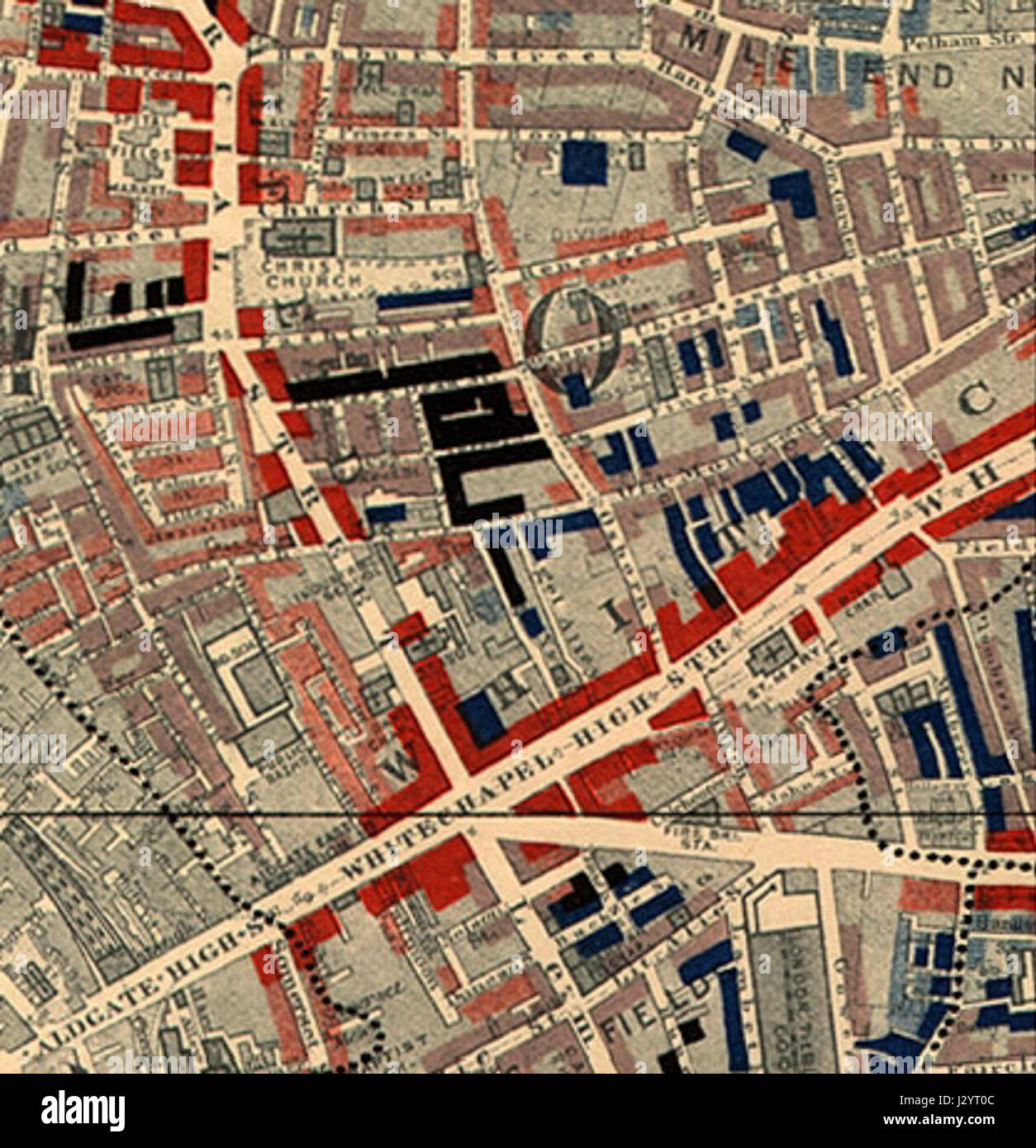 Booth map of Whitechapel Stock Photo - Alamy