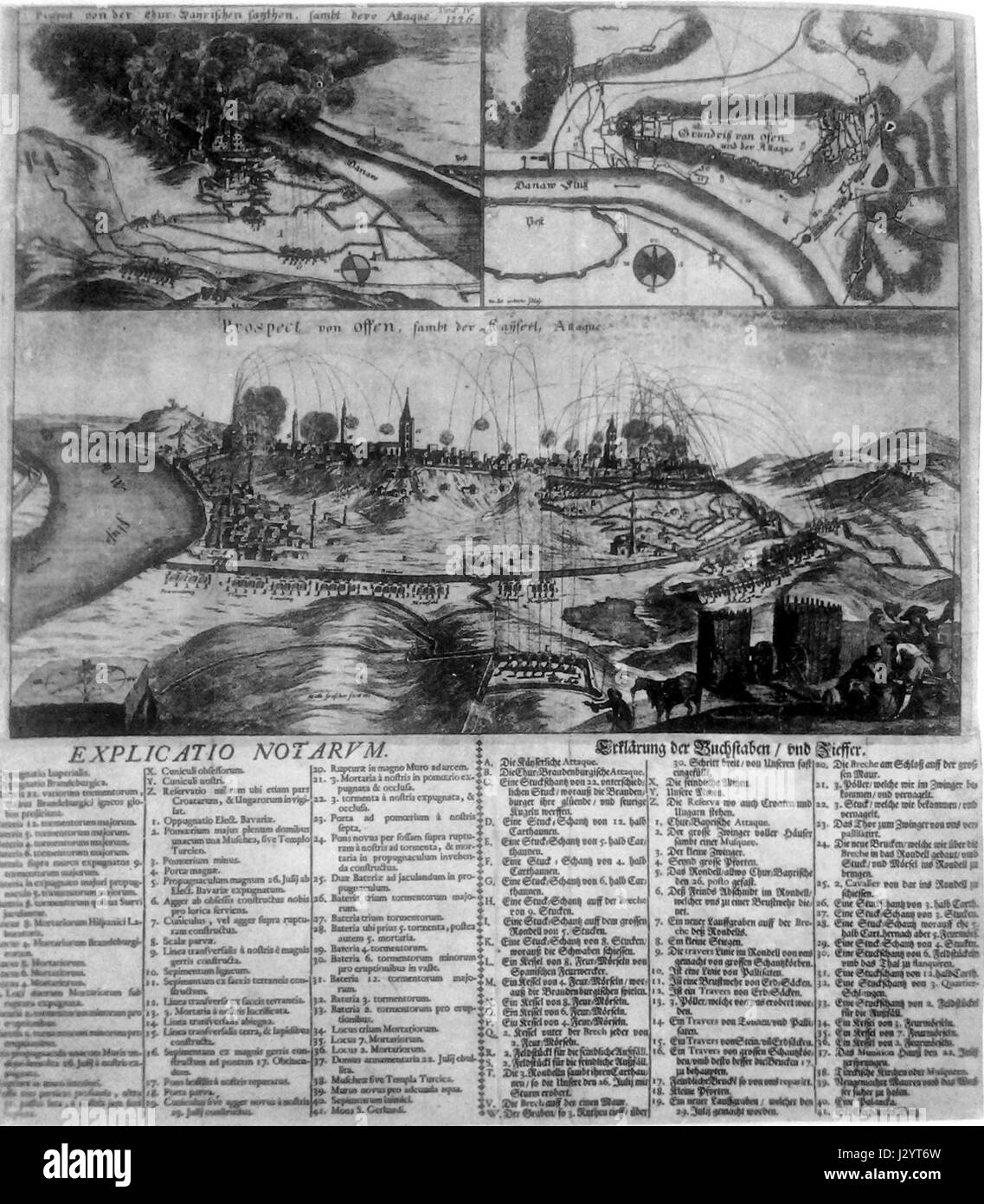 Buda 1686- Mathias Geisher Stock Photo - Alamy