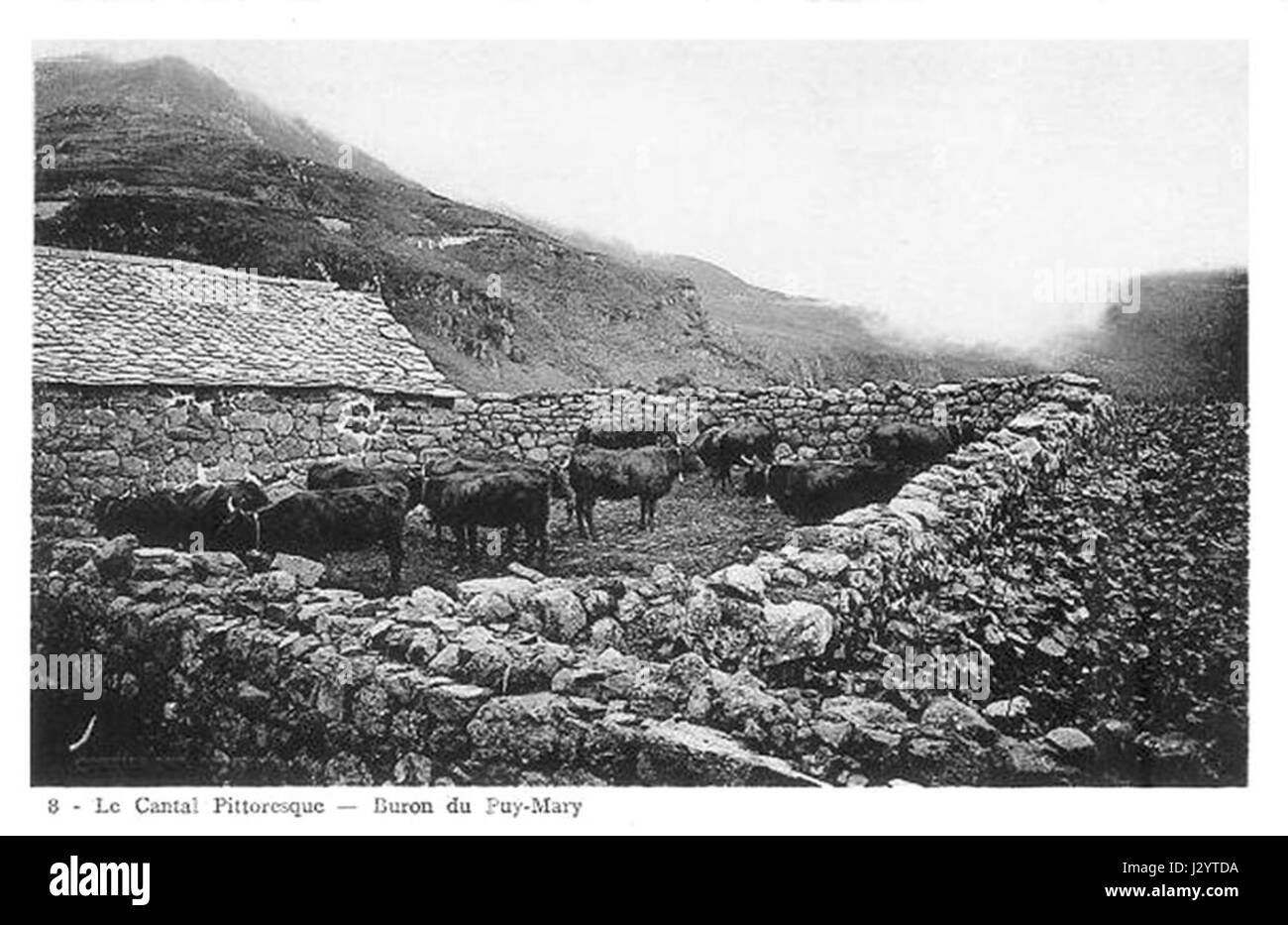 Cantal map Black and White Stock Photos & Images - Alamy