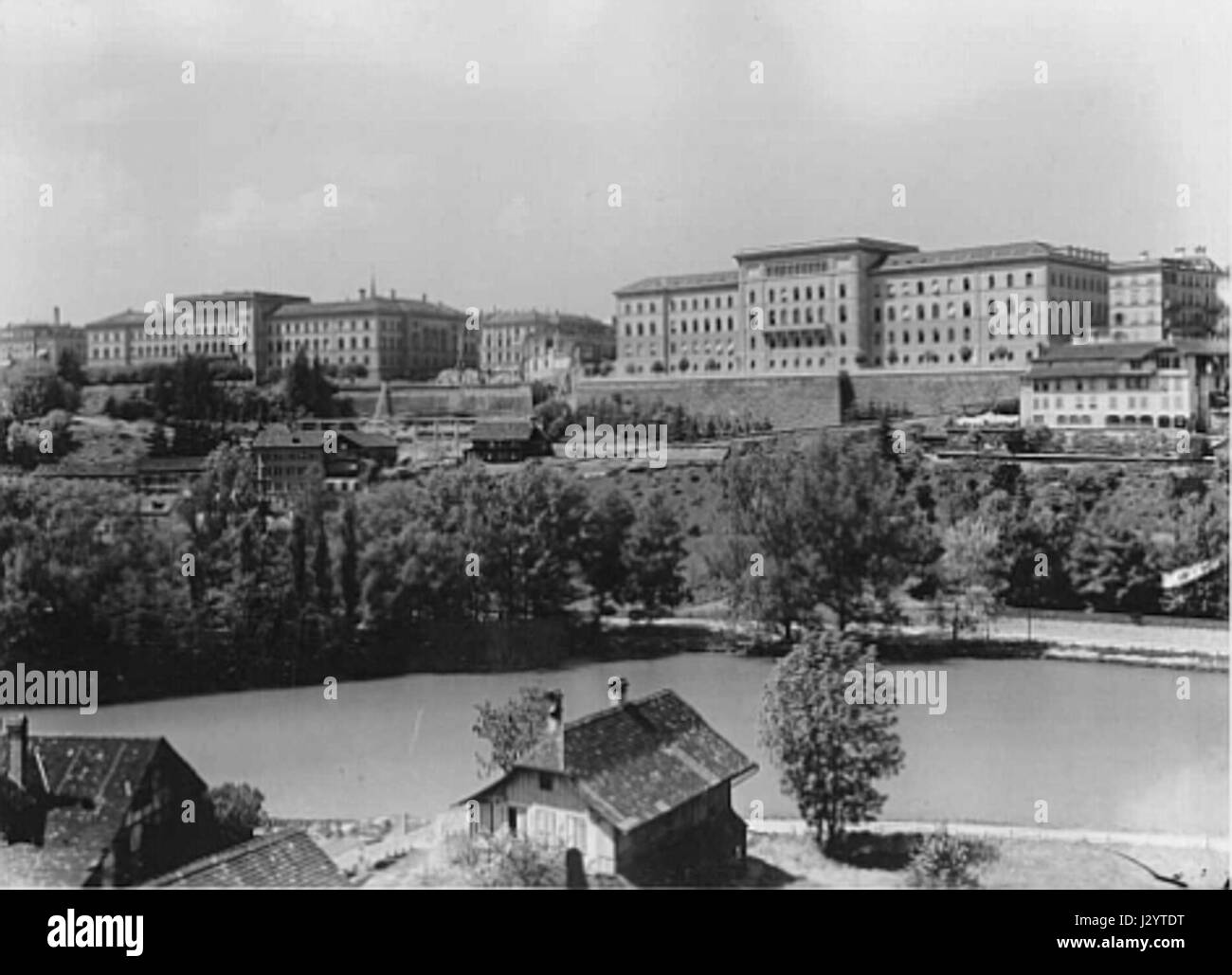 The Bundeshaus, built in 1896, is the federal parliament building of ...