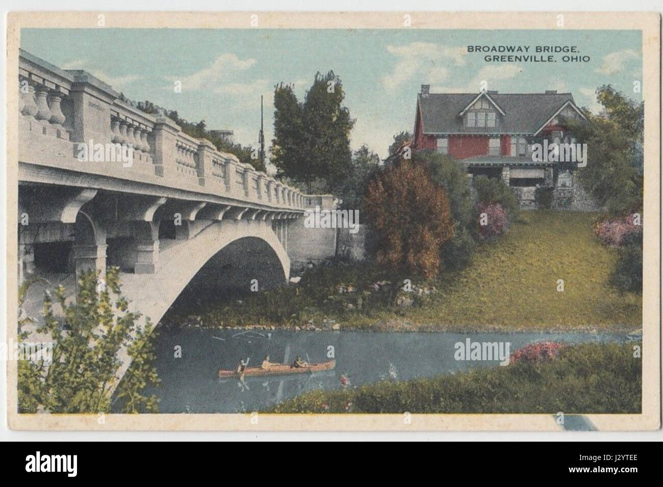 The Broadway Bridge in Greenville, built circa 1920, is an important ...