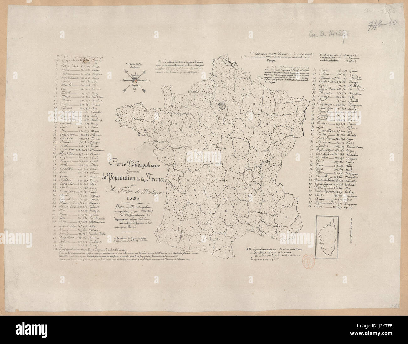 Map of population density hi-res stock photography and images - Alamy