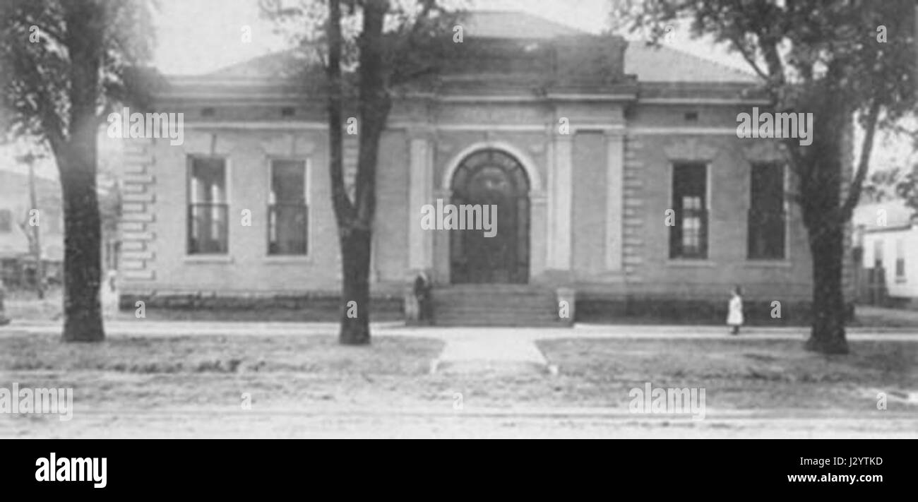Carnegie Library Selma Stock Photo - Alamy
