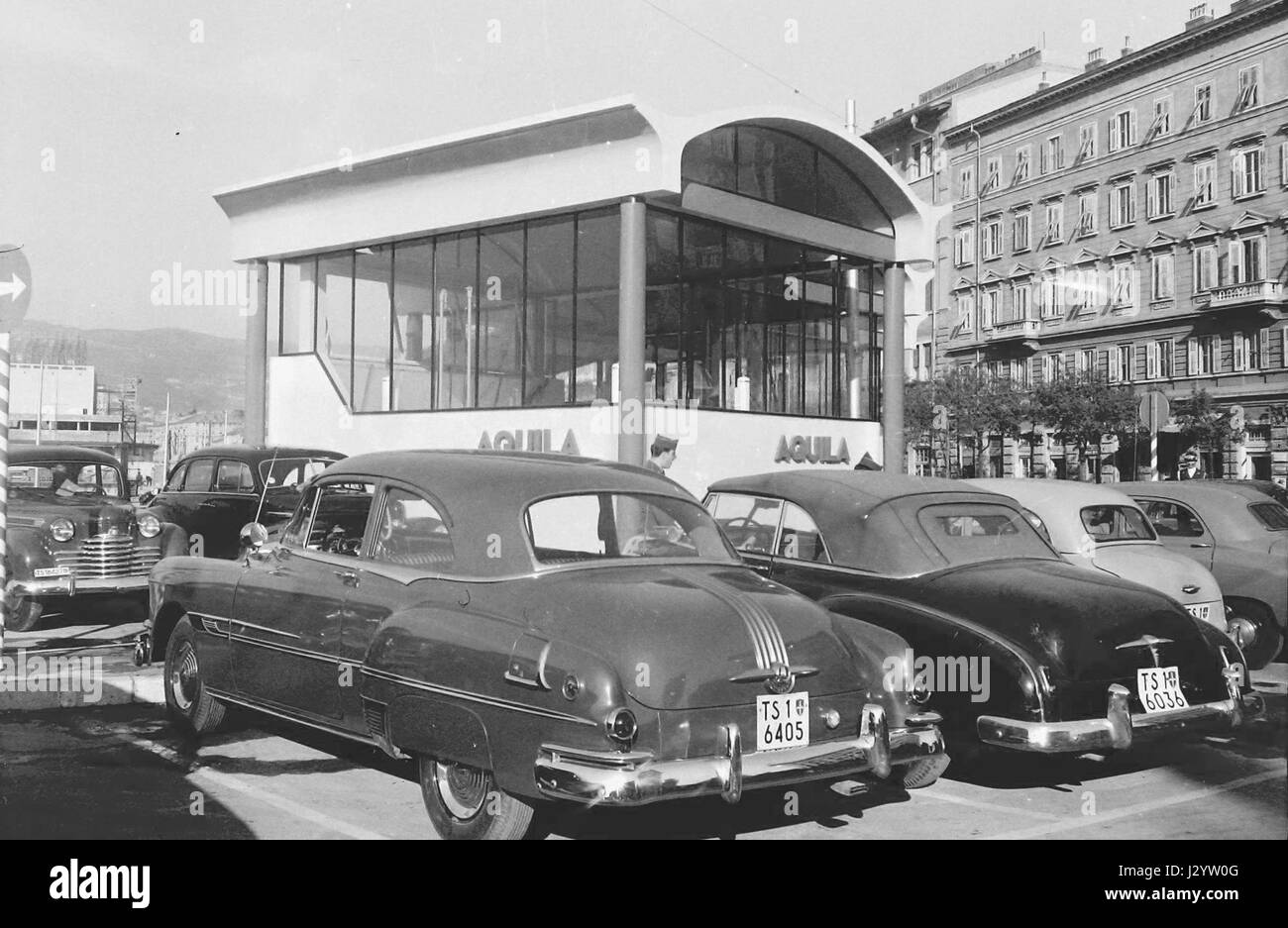 Italy cars Black and White Stock Photos & Images - Alamy