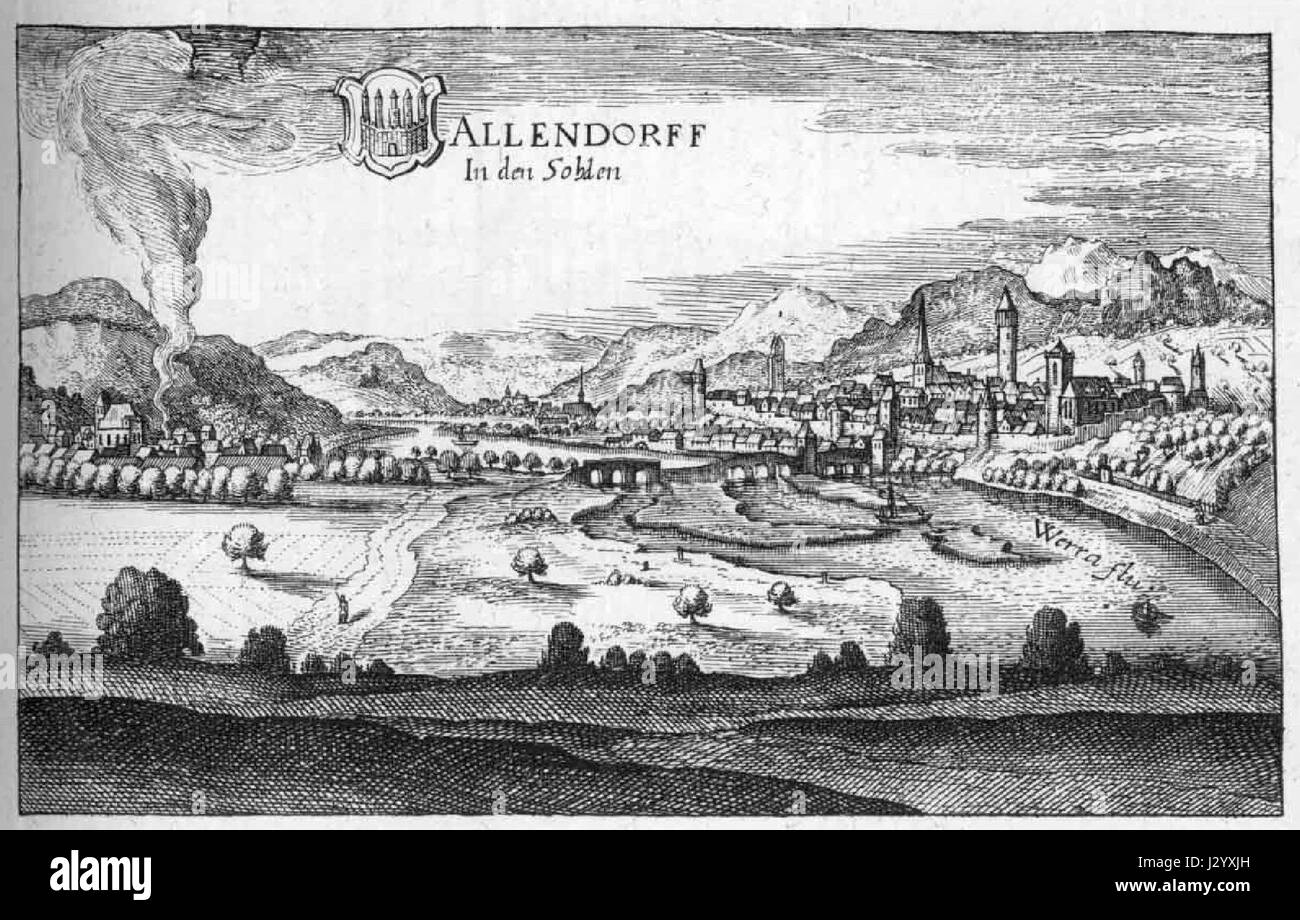 Allendorf map hi-res stock photography and images - Alamy