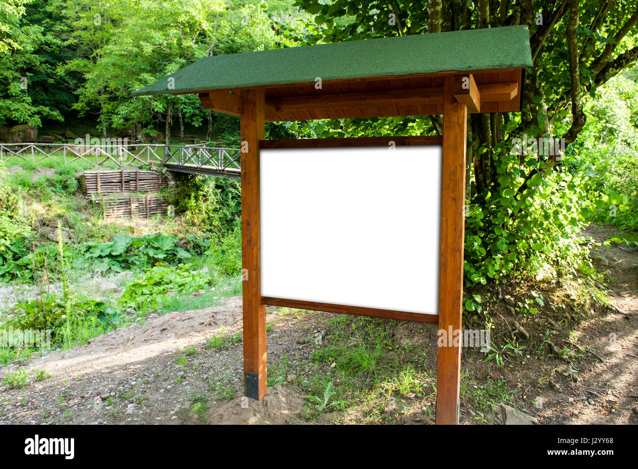 Wooden message board, empty space for your text Stock Photo - Alamy
