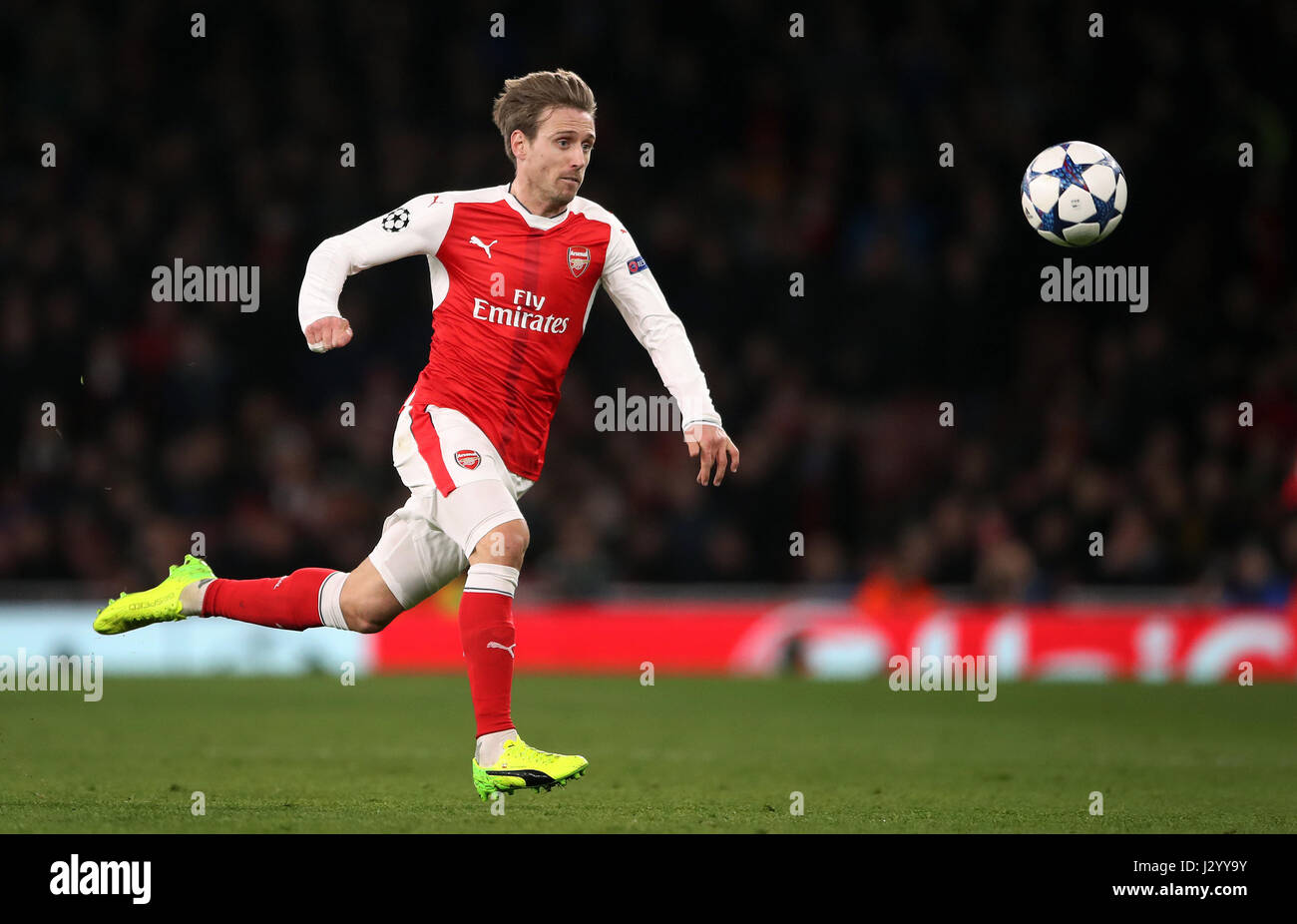 Nacho Monreal, Arsenal Stock Photo - Alamy