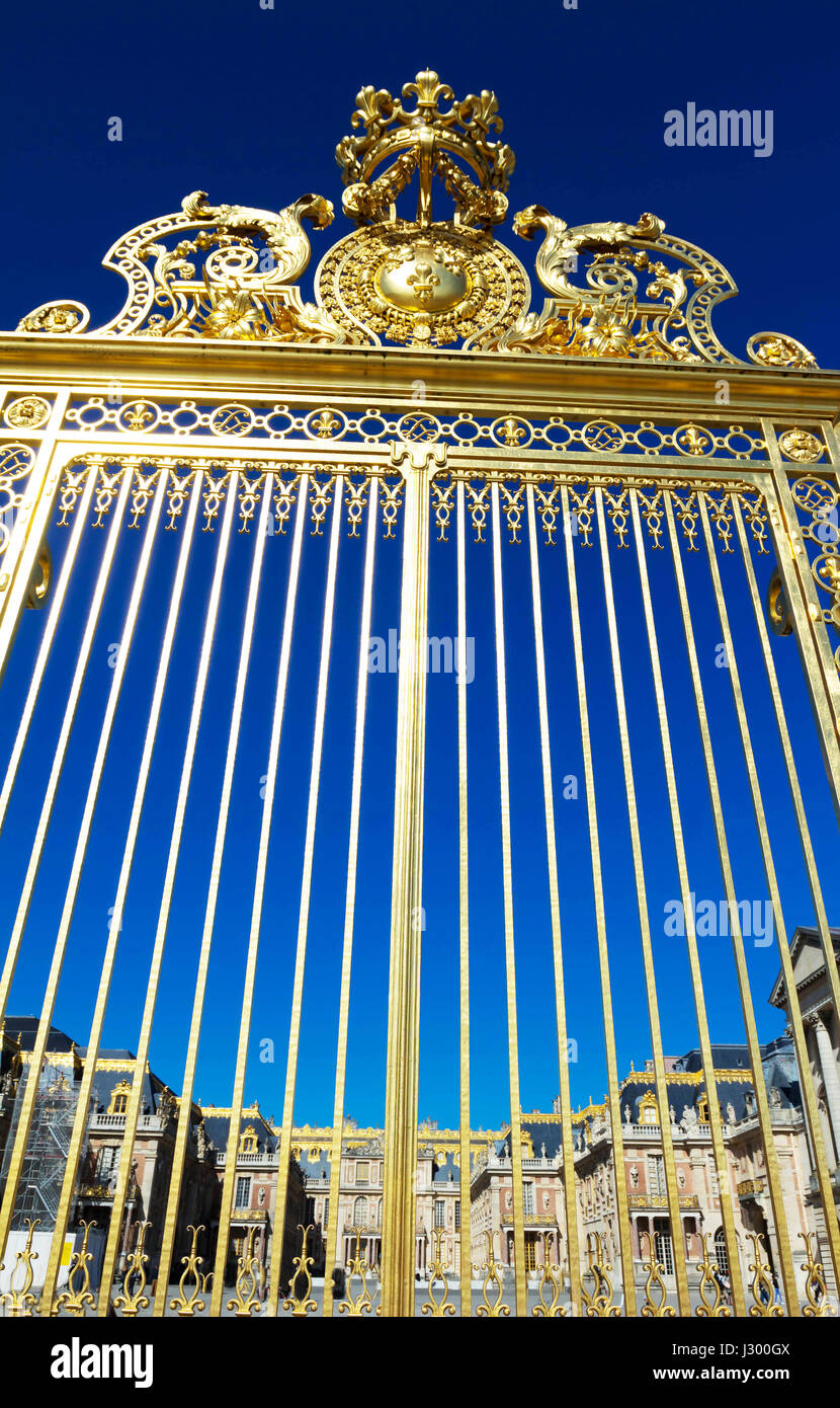 The Golden Gate in Versailles castle,France Stock Photo - Alamy