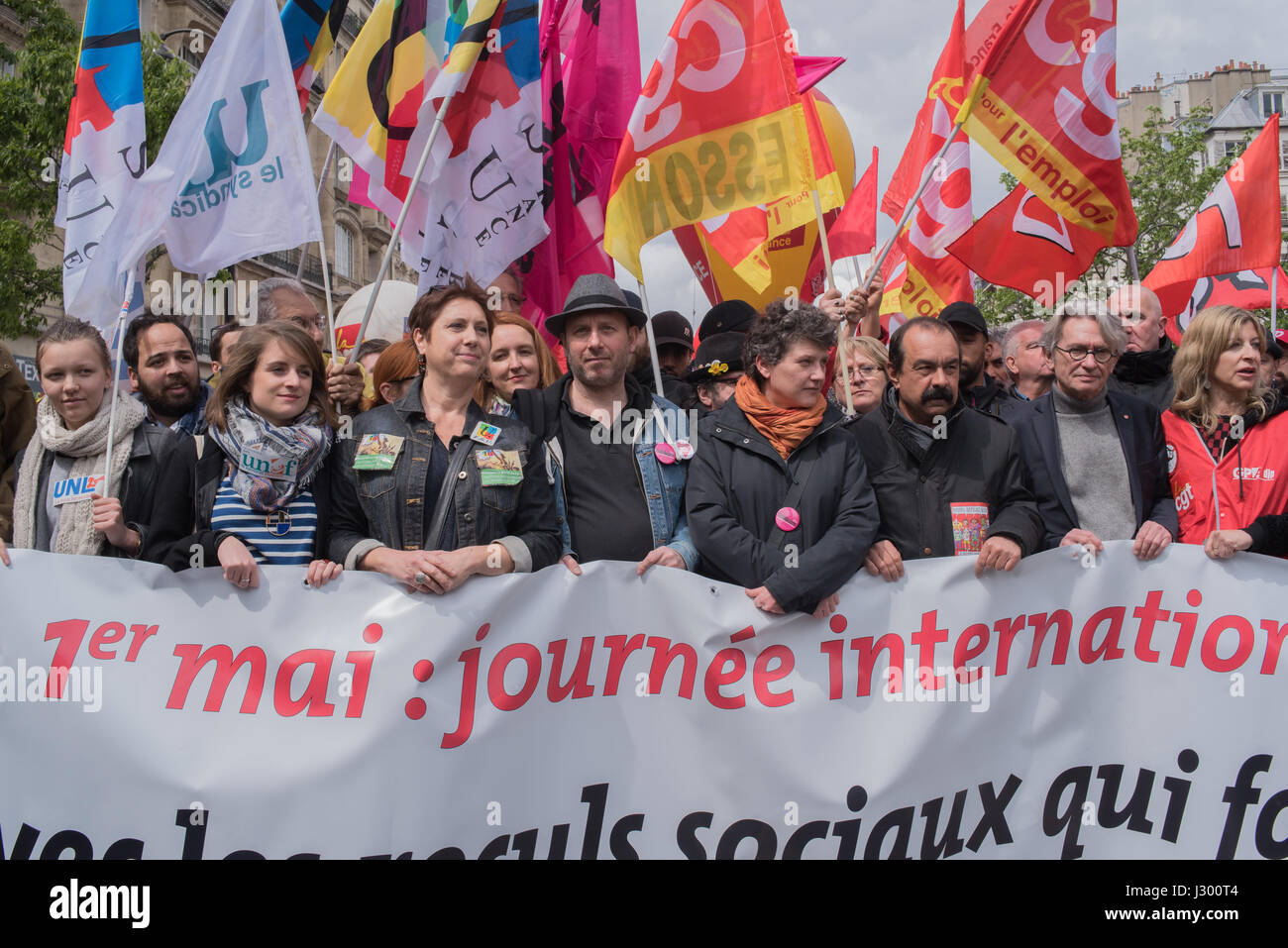 May Day in Paris Stock Photo - Alamy
