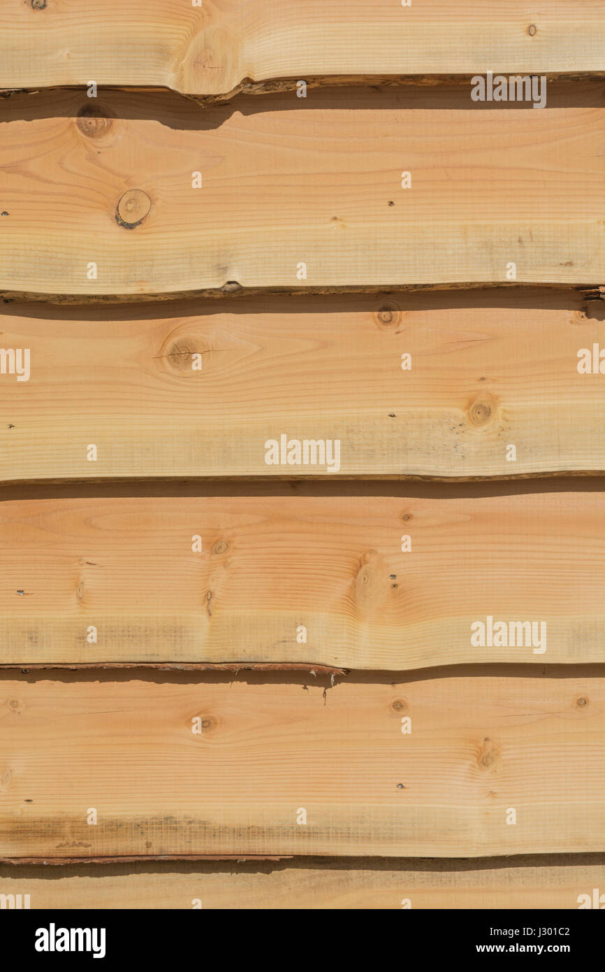 Wooden shingle wall (actually an outside office Stock Photo - Alamy