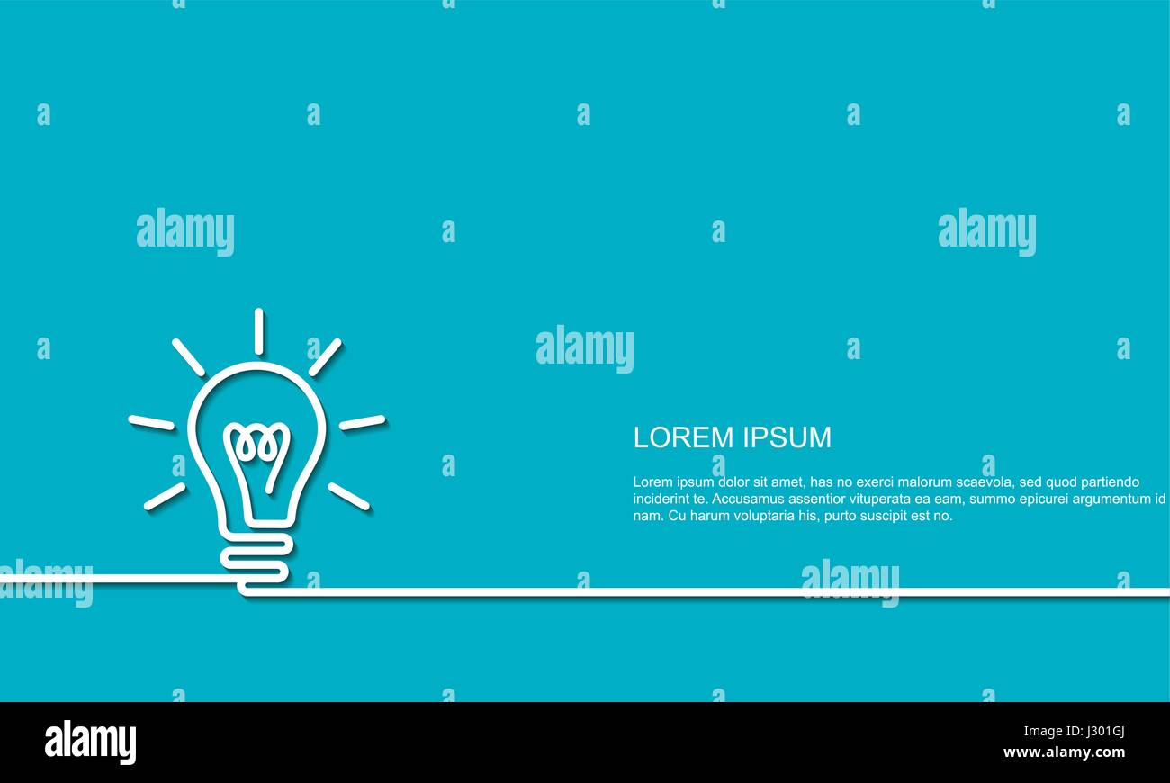 Bright Idea concept, vector Stock Vector Image & Art - Alamy