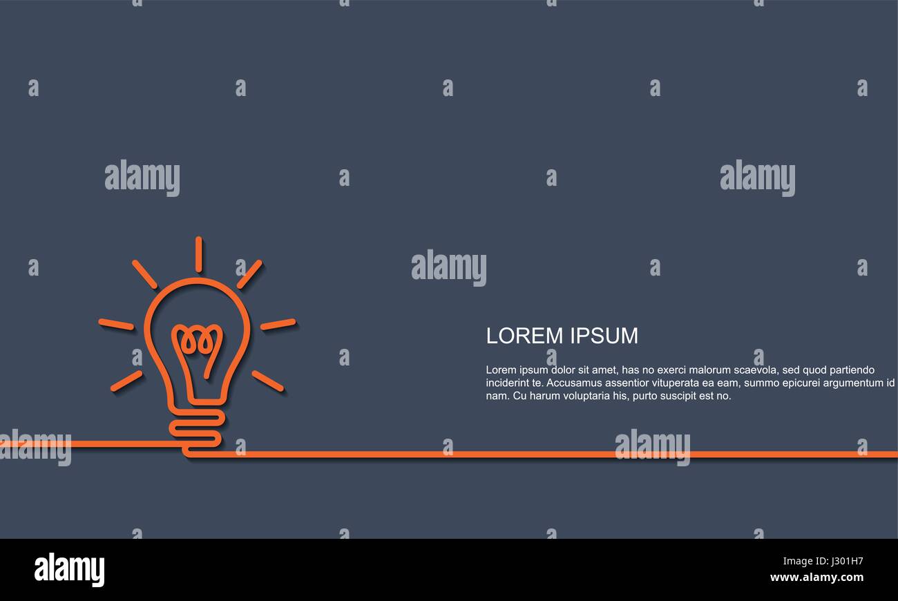 Bright Idea concept, vector Stock Vector Image & Art - Alamy