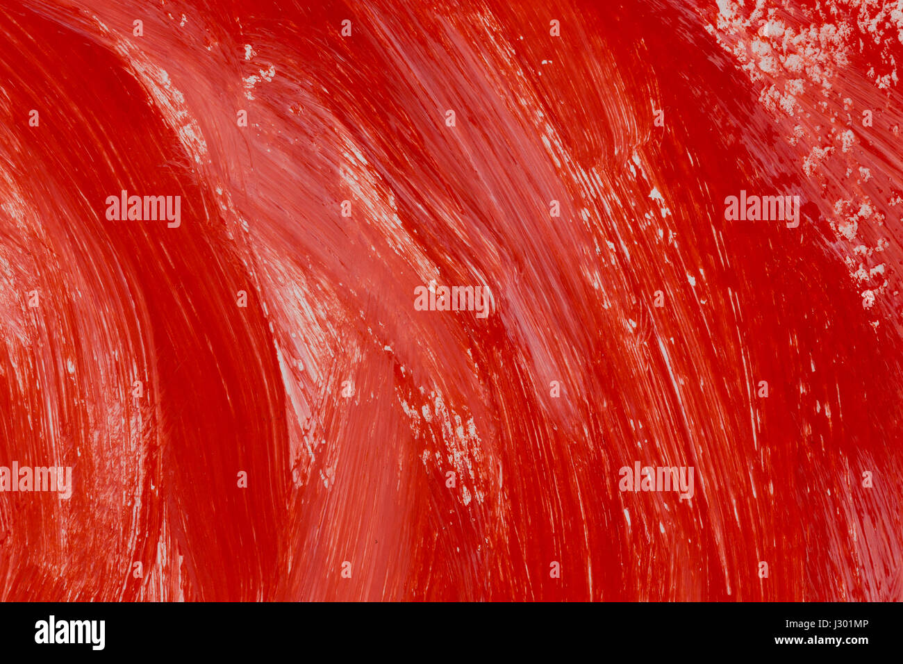 Red color paint brush strokes on the paper texture background Stock ...
