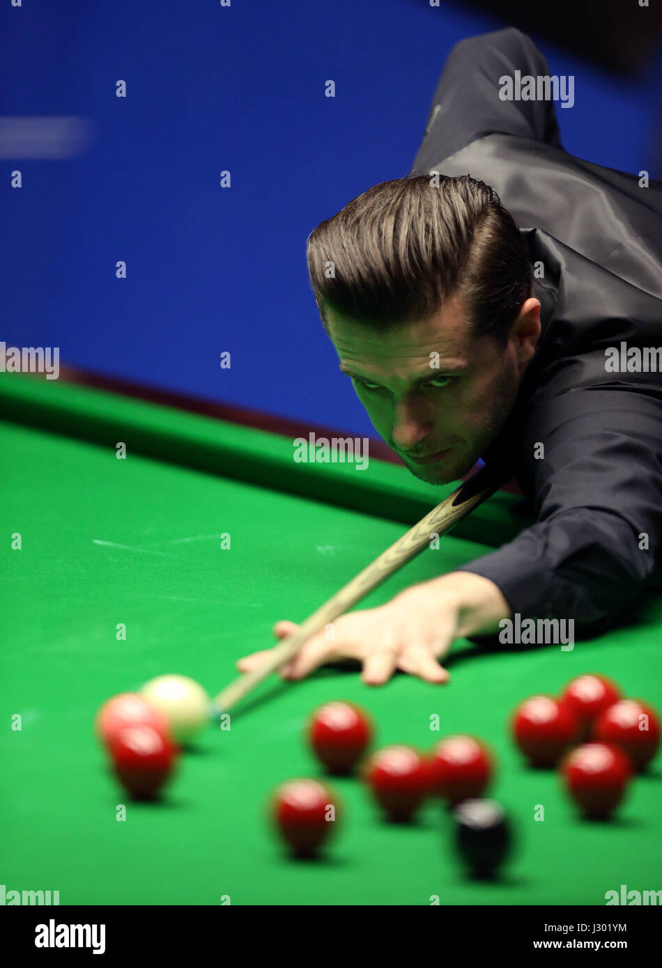 Mark Selby during day seventeen of the Betfred Snooker World Championships at the Crucible ...