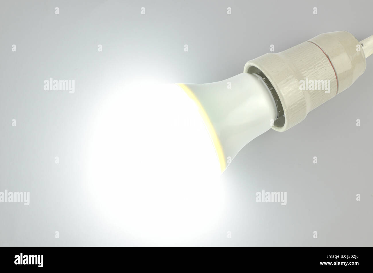 Light bulb lit up hi-res stock photography and images - Alamy