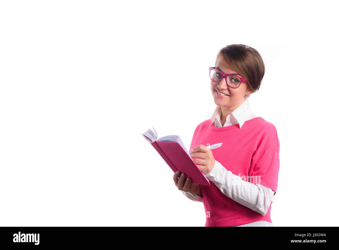 Pink diary hi-res stock photography and images - Alamy