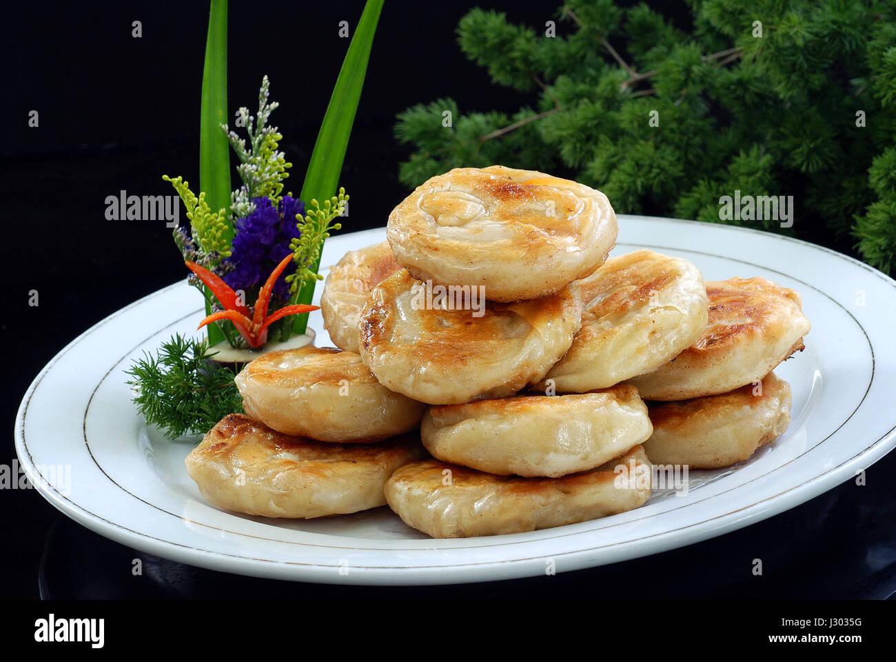 Snacks, snacks, grilled, fried, pasta Stock Photo - Alamy