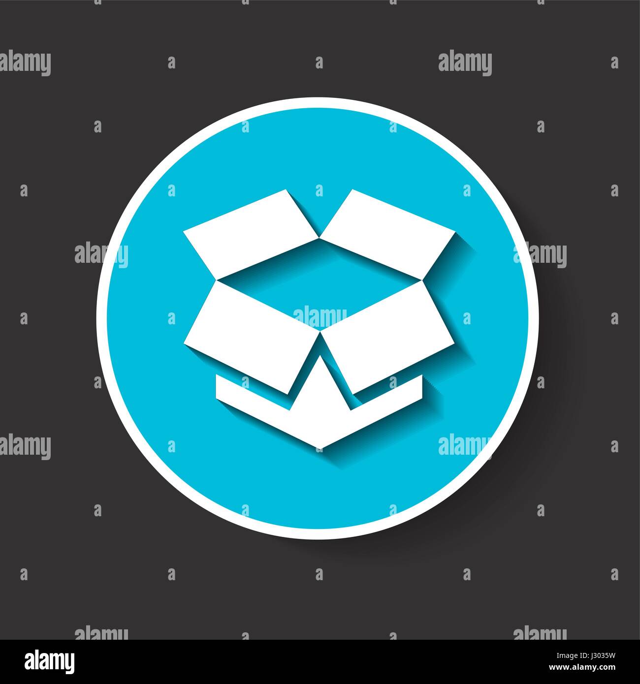 dropbox classic emblem icon Stock Vector Image & Art - Alamy